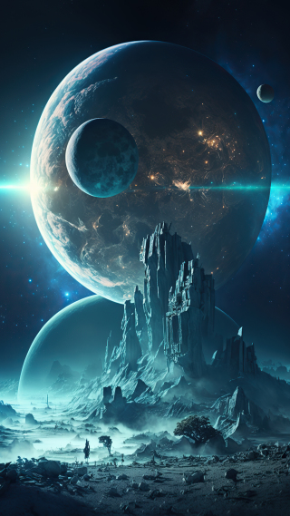 流浪地球科幻手机静态壁纸 科幻手机壁纸下载 元气壁纸