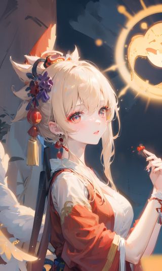 原神宵宫游戏手机静态壁纸 游戏手机壁纸下载 元气壁纸