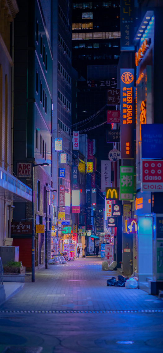 夜巷游戏手机静态壁纸 游戏手机壁纸下载 元气壁纸