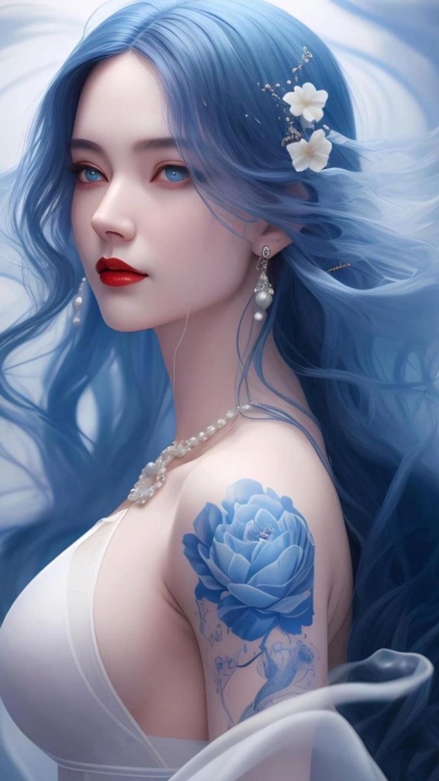 二次元插画动漫美女美女手机静态壁纸 美女手机壁纸下载 元气壁纸
