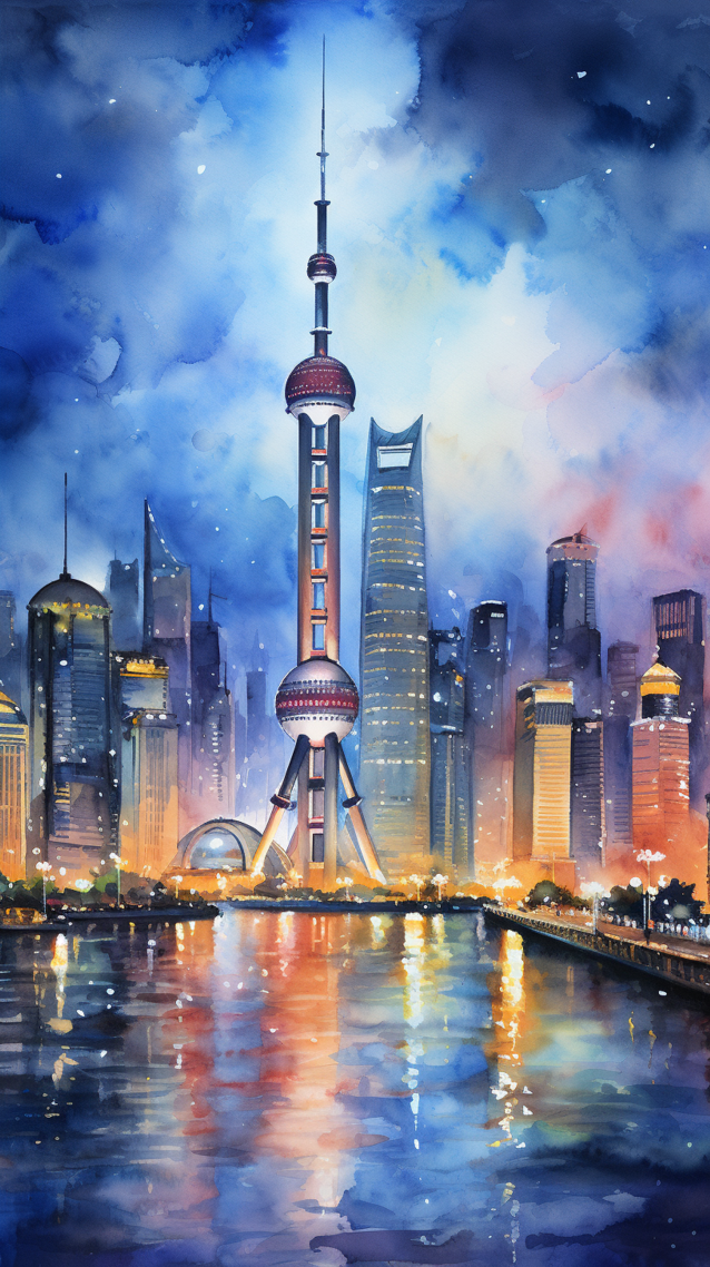 上海外滩(风景手机静态壁纸) - 风景手机壁纸下载 - 元气壁纸